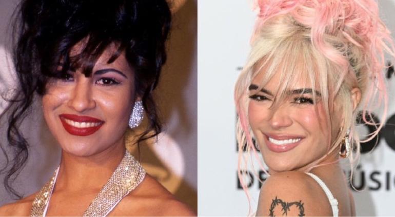 Compararon look de Karol G con el de Selena Quintanilla en los Billboard