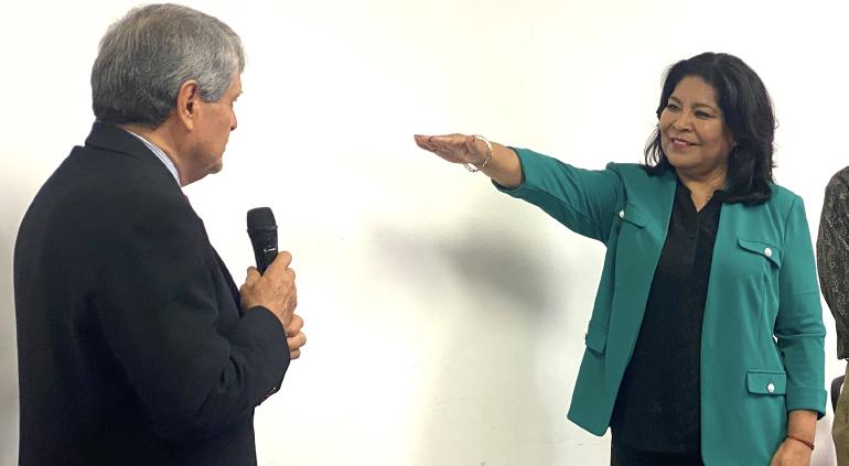 Norma Rodríguez encabeza coordinación de educación zona norte