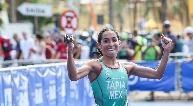 Ganó triatleta mexicana Rosa María Tapia tercer lugar en Copa Brasilia