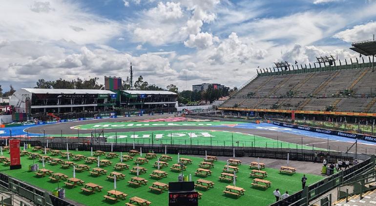 Así luce el Foro Sol a un día del GP de México de la Fórmula 1