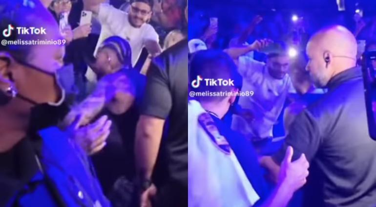 Maluma se molestó con fan que le agarró la mano 🎦