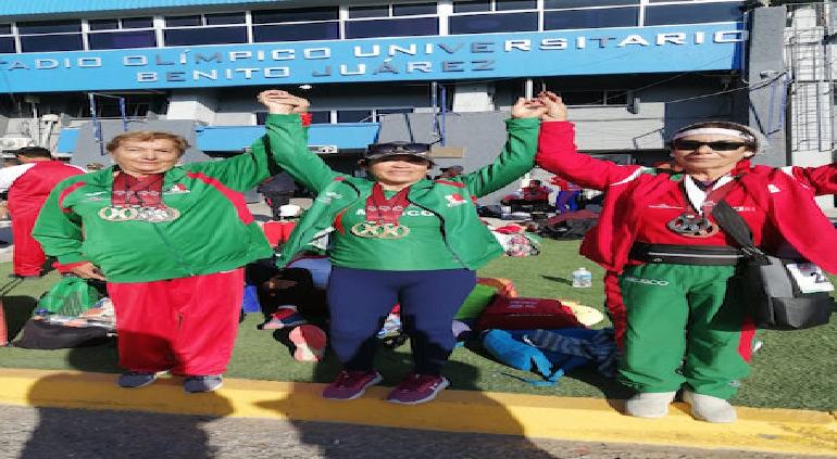 Atleta Lourdes Márquez participó en el Campeonato Internacional Master