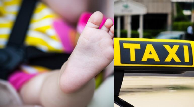 Envió a bebé solo en taxi para no ver a expareja