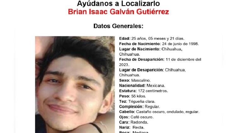 Buscan a Brian Isaac; desapareció en la Díaz Ordaz