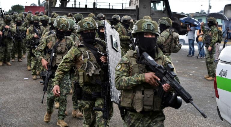 Guerra al narco, declaró Ecuador; 14 muertos y 329 detenidos