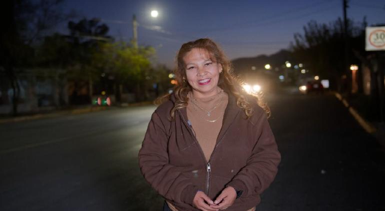 “Con la nueva calle me siento feliz”, expresó Laura Elena Ramírez ...