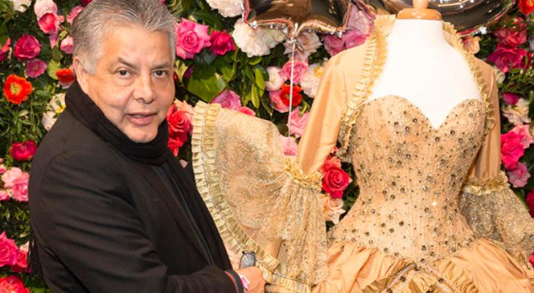 Mitzy hizo el vestido de quinceañera de la hija de Beltrán Leyva
