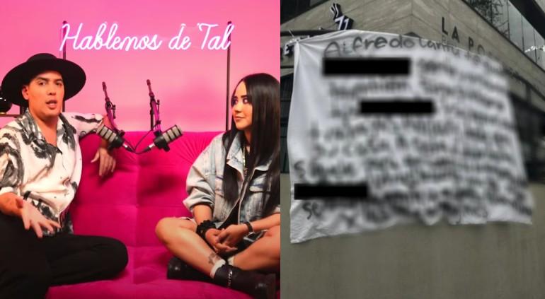 Colgaron narcomanta para amenazar a "Un Tal Fredo" por su podcast