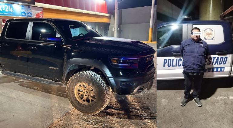 Robó RAM TRX en El Paso, la recuperan en Chihuahua