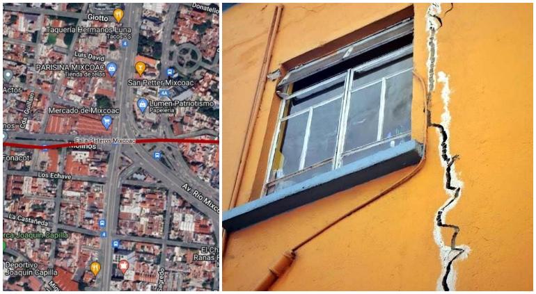16 edificios dañados en CDMX por falla geológica