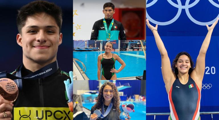 Estos clavadistas representarán a México en los Juegos Olímpicos 2024