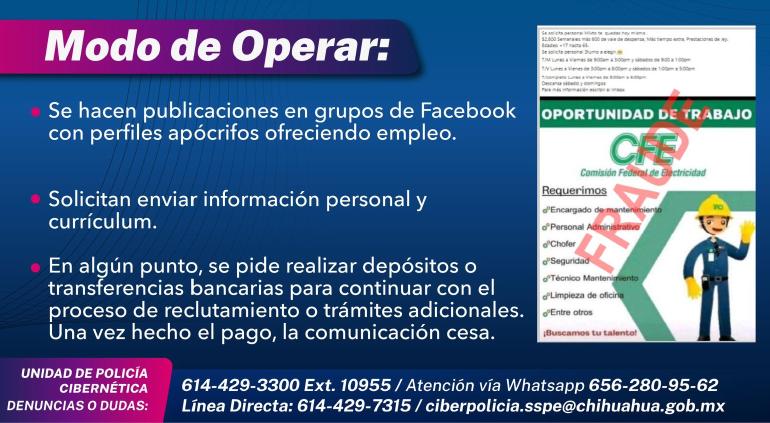 Alertan por fraudes en ofertas de empleo ‘fake’
