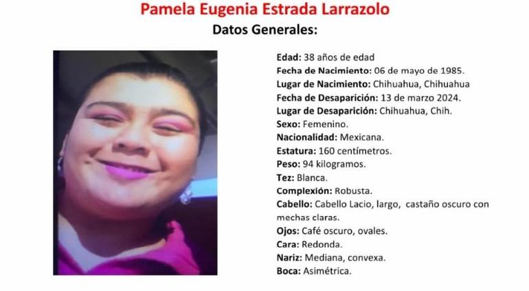 Está desaparecida Pamela Estrada; publican pesquisa