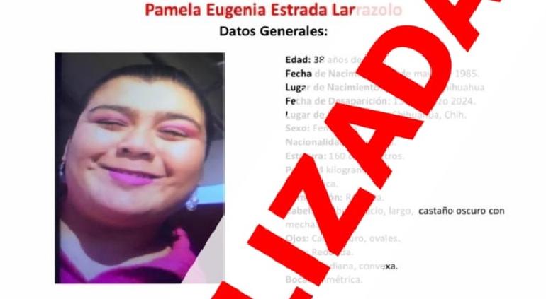 Pamela Estrada Larrazolo, de 38 años de edad, tenía reporte de ...