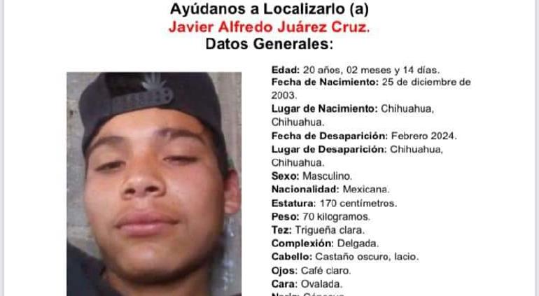 Salió de su casa en La Noria y no volvió, buscan a Javier Juárez
