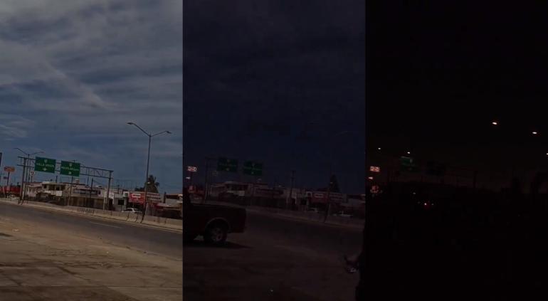 Timelapse de cómo se oscureció durante el eclipse en Mazatlán🎦