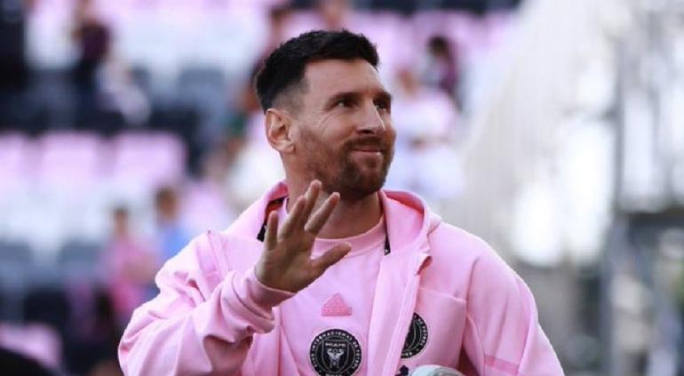 Llegó Messi a Monterrey para disputar encuentro ante Rayados