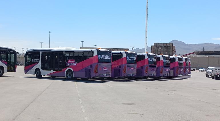 Estos son los módulos donde entregan las credenciales de Juárez Bus