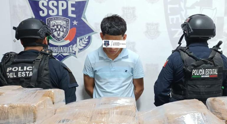 Lo arrestaron con droga y auto robado