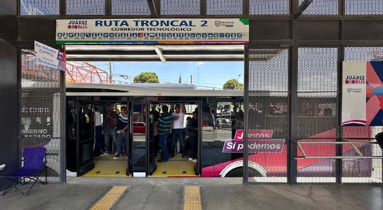 Nueva era para miles de juarenses: Canaco sobre Juárez Bus