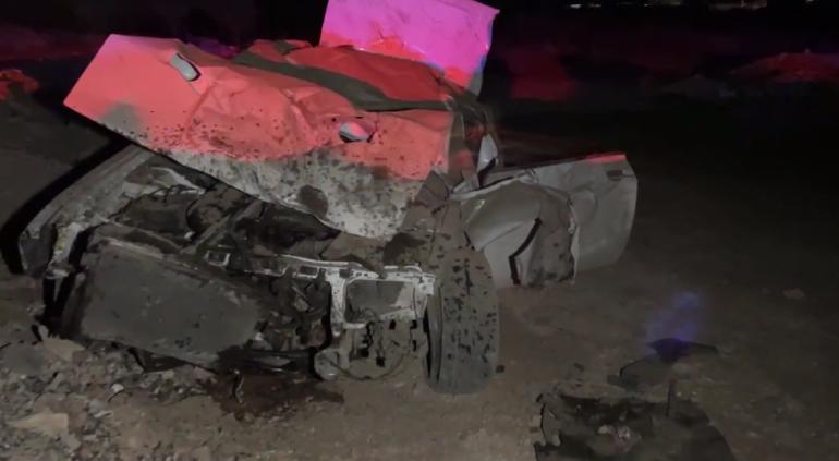 Aparatosa volcadura deja un herido en la carretera a Aldama