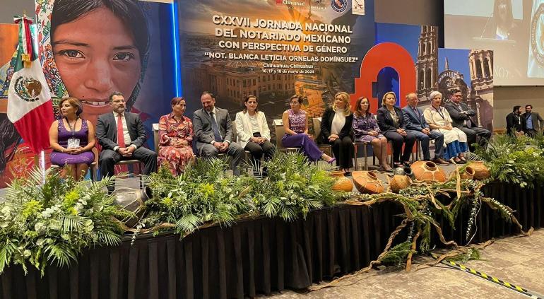 Inaugura Maru Jornada Nacional del Notariado Mexicano