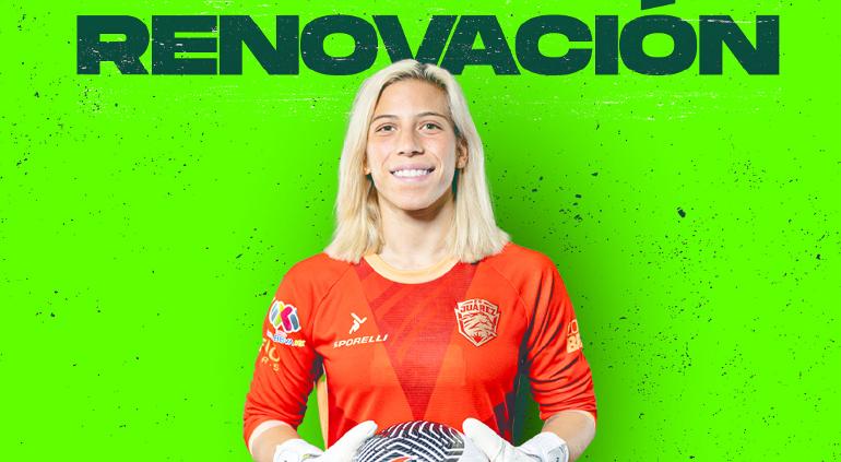 Renueva contrato Renata Masciarelli con el FC Juárez Femenil