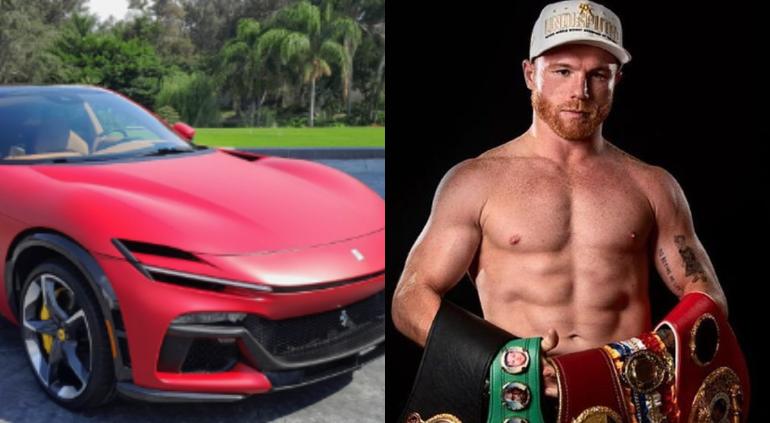 ¡Costó más de 8 millones! Presumió Canelo su nuevo Ferrari
