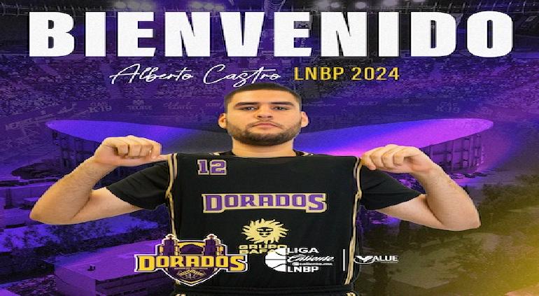Alberto Castro y César Sáenz jugarán para Dorados en la LNBP