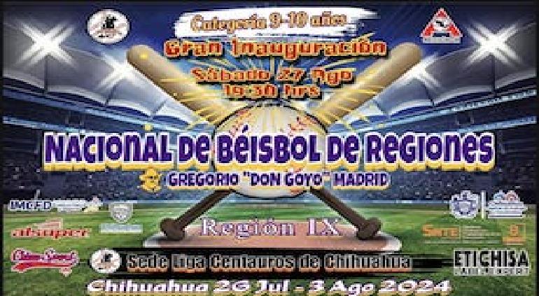 Campeonato Nacional de Béisbol de Regiones: Gregorio “Goyo” Madrid