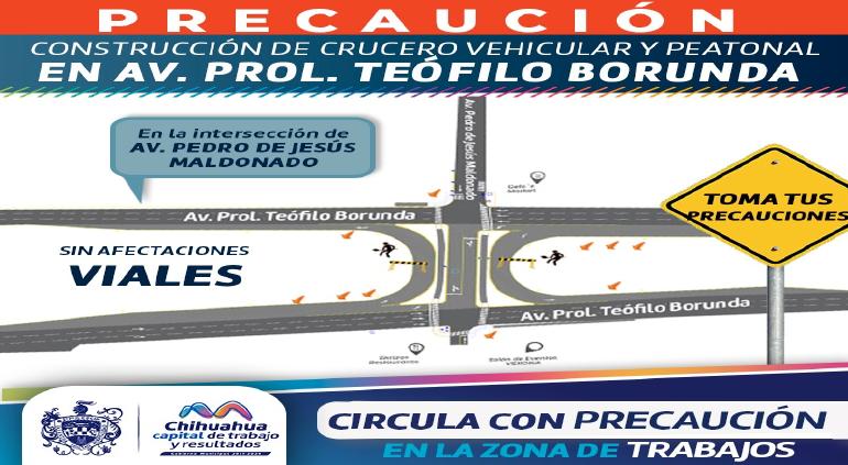 Así quedarán los pasos peatonales en el Reliz