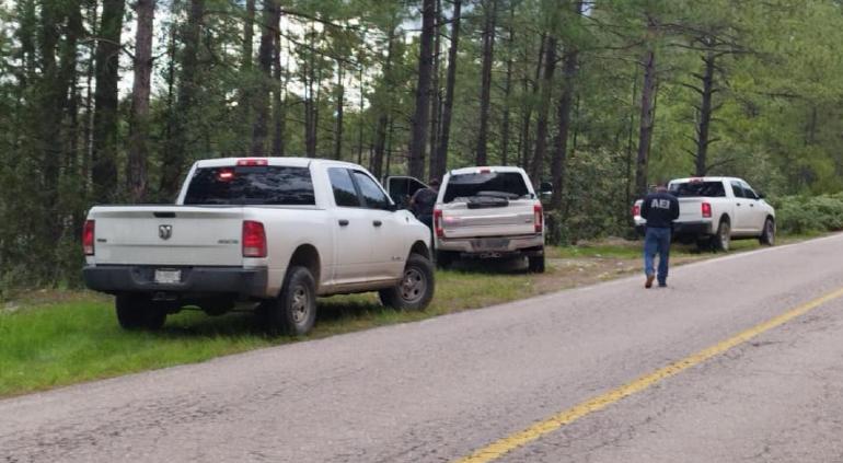 Evade operativo; aseguran pick up F-250 con 76 kilos de marihuana