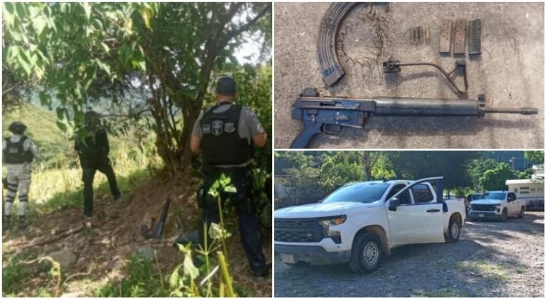 Aseguran fusil y cartuchos tras patrullajes en Guadalupe y Calvo