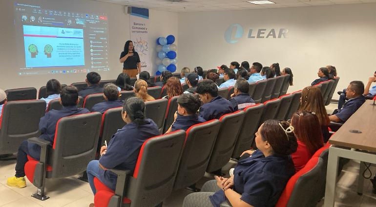 Capacitaron a 157 empleados de la maquila Lear
