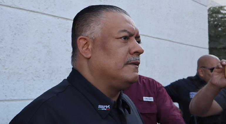 El Secretario de Seguridad Pública Municipal, César Omar Muñoz informó ...