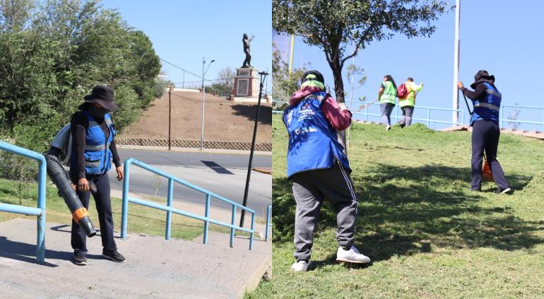 Parques limpios, atiende Mantenimiento Urbano 90 por día