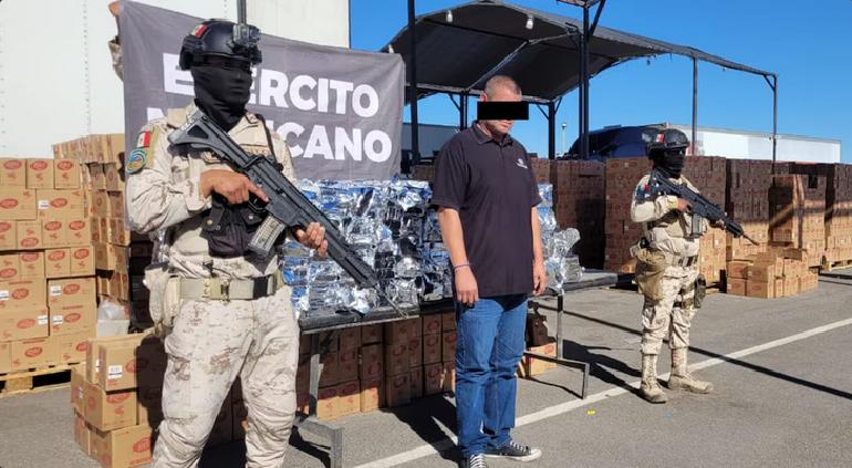 Incauta Sedena Casi Media Tonelada De Cocaína Oculta En Cajas De Pan