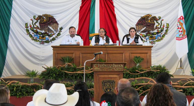 Sesionan diputados en Cuchillo Parado, “Cuna de la Revolución”