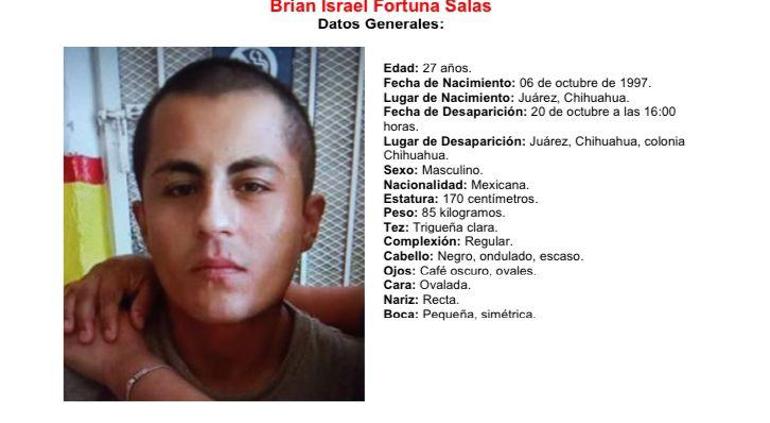 Buscan a Brian Israel de 27 años; desapareció en la colonia Chihuahua