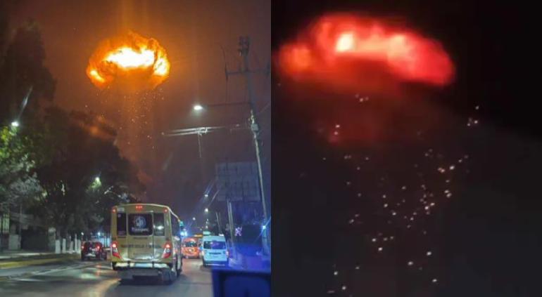 Fuerte explosión e incendio en fábrica de Edomex 🎦