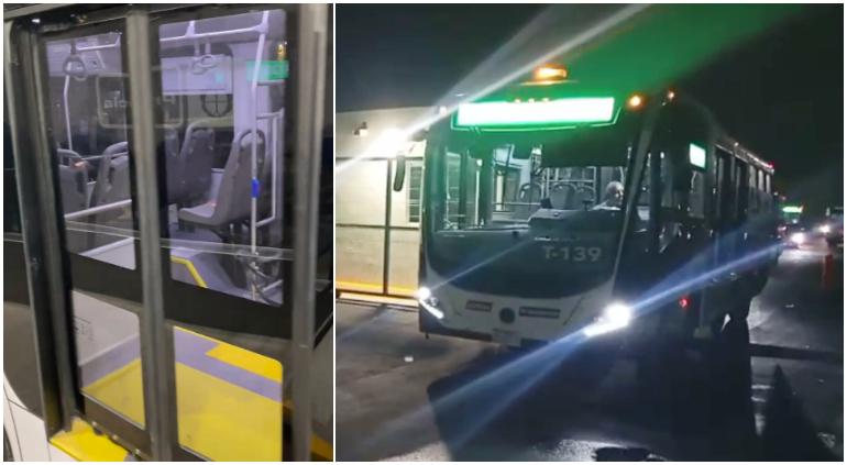 🎦 ¡Ya arrancó! Salieron camiones al BRT-1 🎦