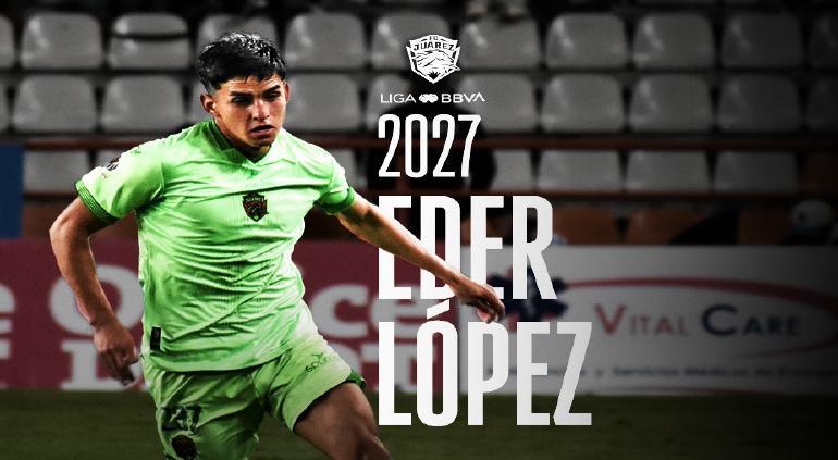 Renueva hasta el 2027 Eder López con Bravos