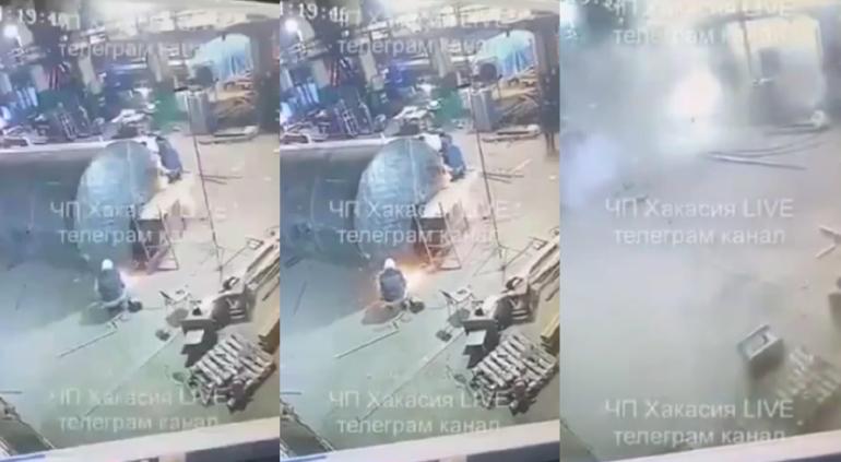 Explosión de tanque de gas deja a cuatro trabajadores muertos 🎦