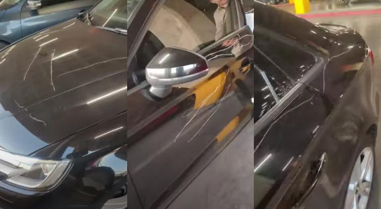 Le rayan Audi tras altercado vial en Fashion Mall