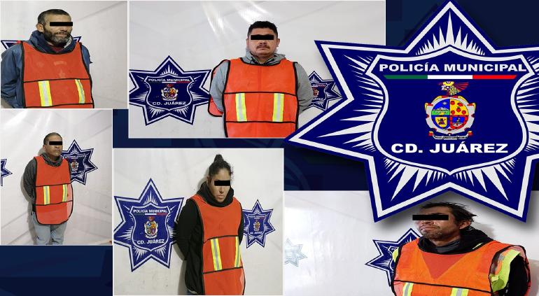 Arrestaron a 5 prófugos por robo y drogas