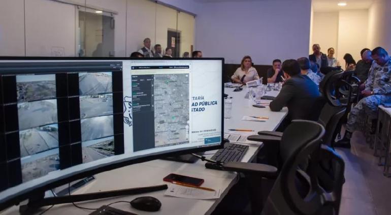 Agentes municipales y estatales realizan mesa de seguridad en el C7