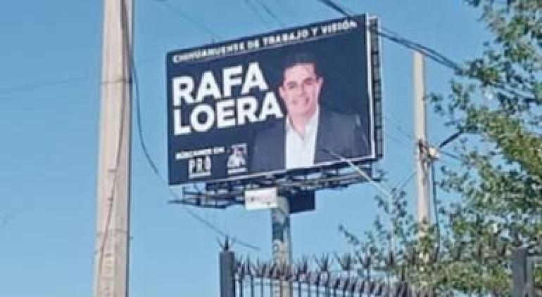 "Todos estamos en la misma vara": Loera por espectaculares