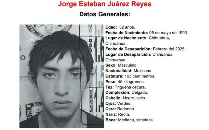 Buscan a Jorge Juárez; lo vieron por última vez en el centro
