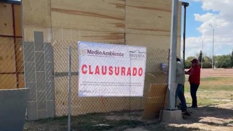 La Profepa colocó sellos de clausura en el escenario que era instalado ...