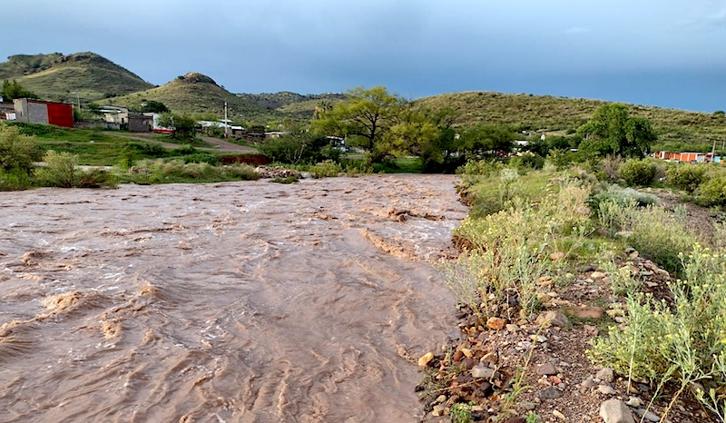 Aguacero en Urique: llovió 95 mm, Santa Isabel 60